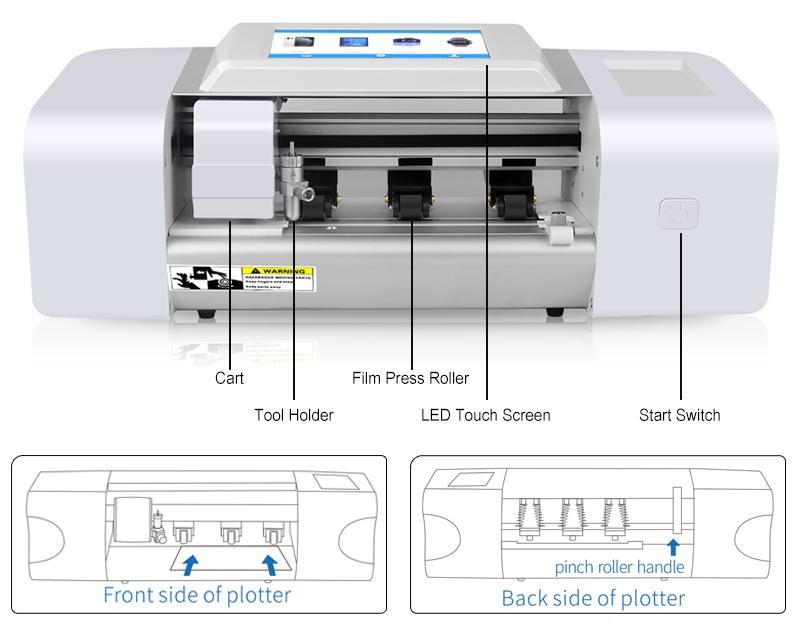 DIY Film Plotter Cutter | Mobile Phone Screen Protector Film Cutting ...