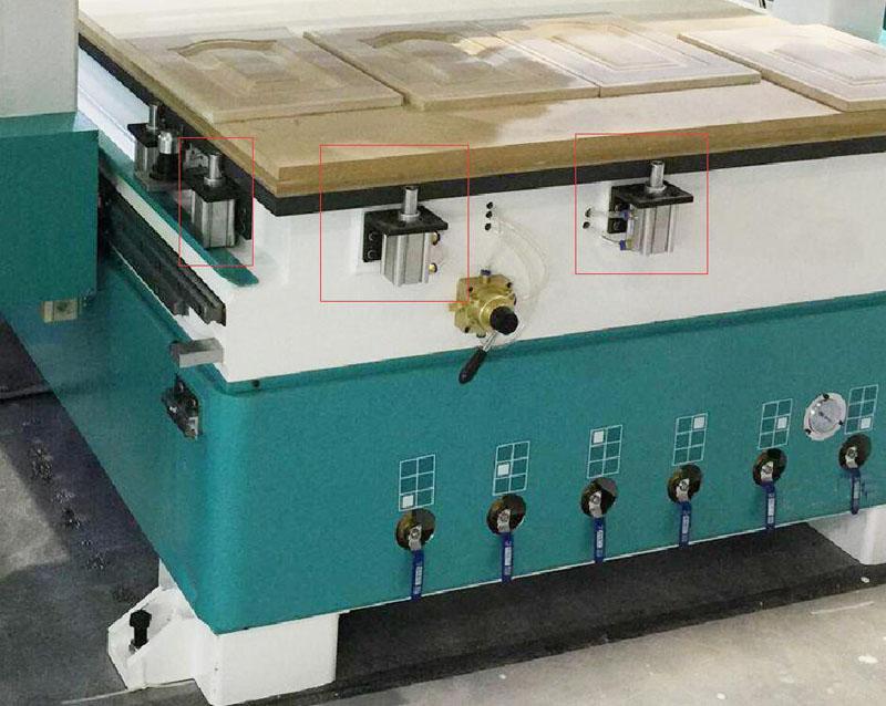 Double worktable 4 process furniture woodworking engraving drilling cnc ...