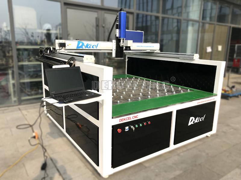 Big size Dynamic Glass Mirror Splice Engraving Fiber Laser Marking ...